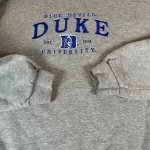 NCC Apparel | Shirts | Vintage 9s Duke University Sweatshirt Mens Large ...